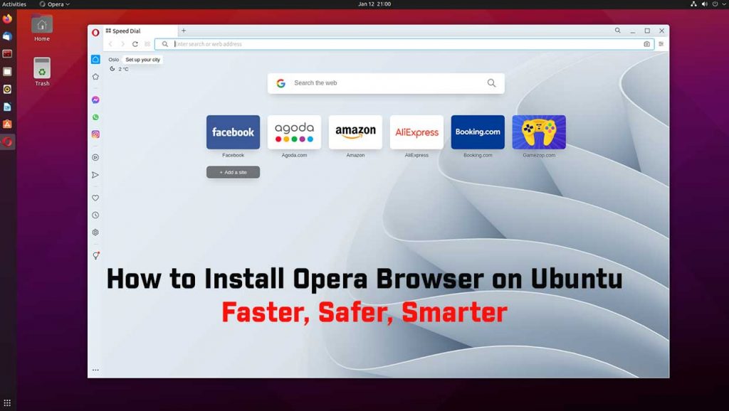 How to Install Opera Browser on Ubuntu - Linuxips