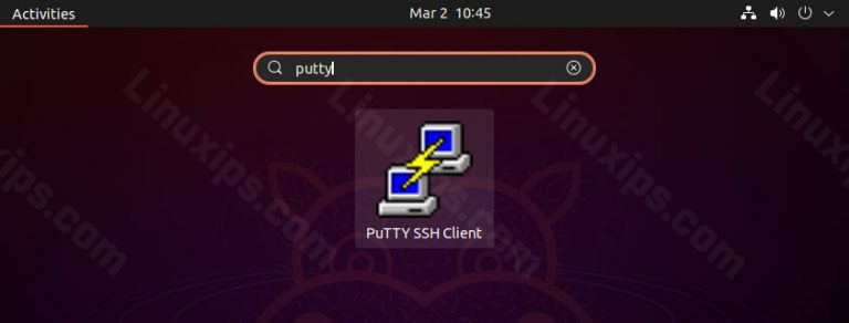 How to Install PuTTY on Ubuntu 22.04 SSH Client - Linuxips