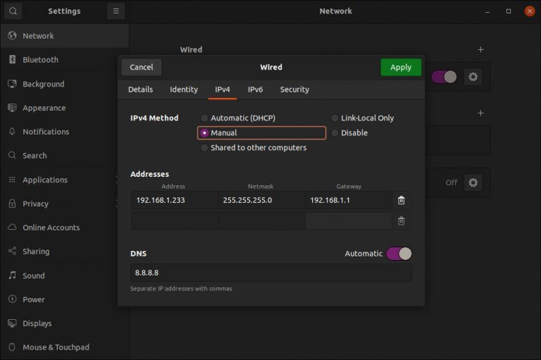 How to Configure Static IP Address on Ubuntu - Linuxips