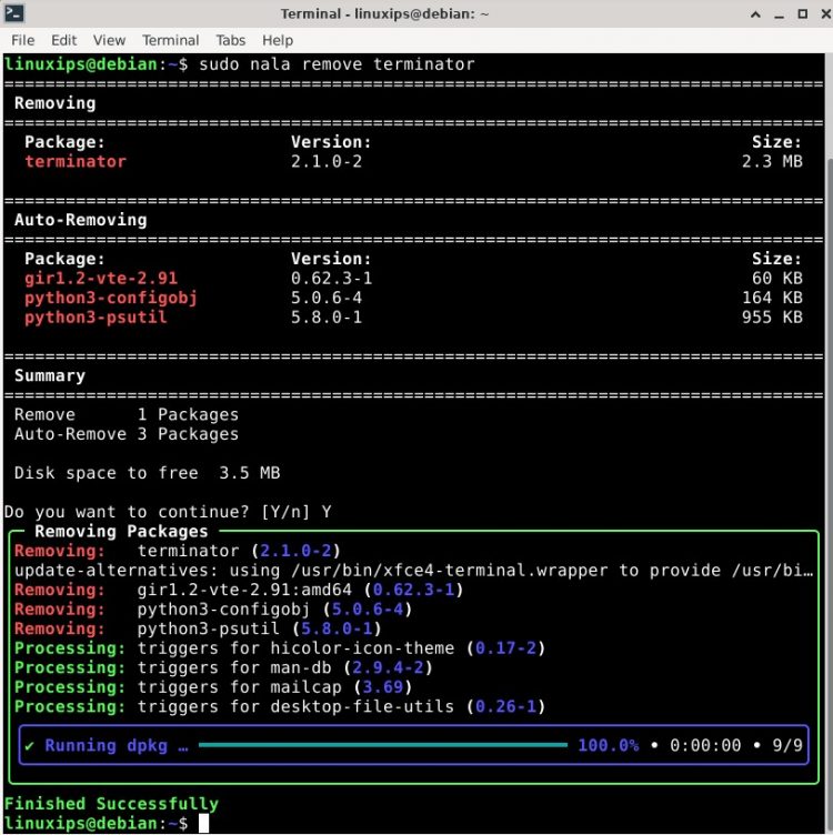 How to Install Terminator on Debian 11 - Linuxips