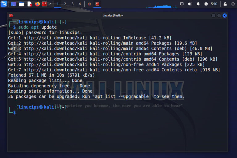 How to Install ZSH on Kali Linux - Linuxips